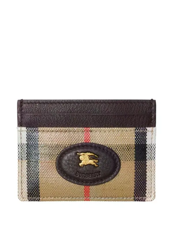 Burberry Highlands Card Holder - Neutrals