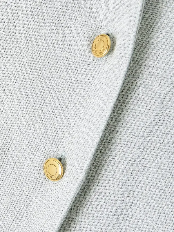 Loro Piana Evangeline Pleated Linen Shirt