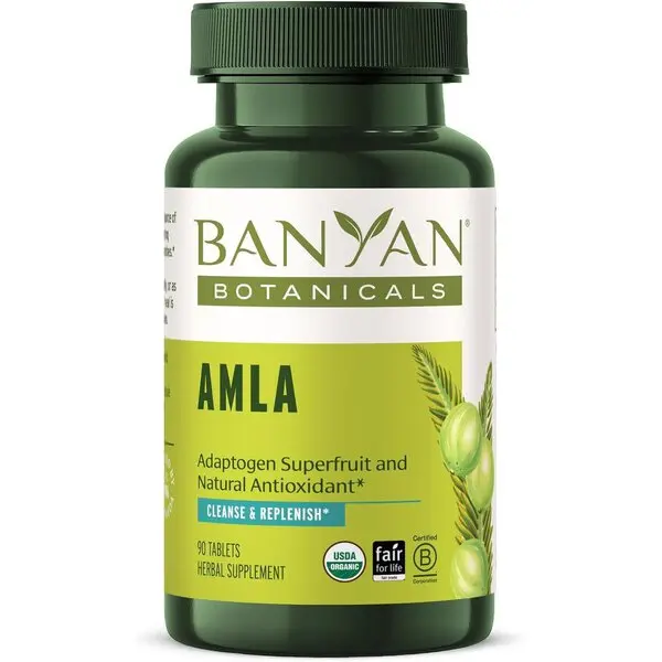 BANYAN BOTANICALS Amla 90 Tablets - One-color
