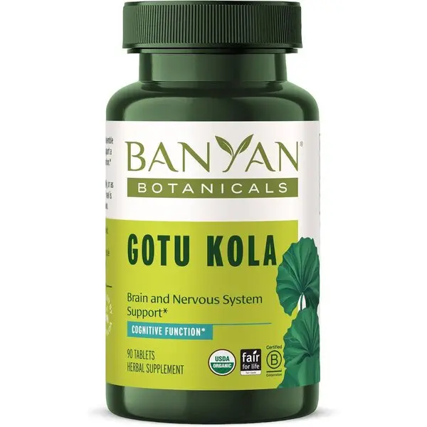 BANYAN BOTANICALS Gotu Kola Tablets 90 Tablets - One-color