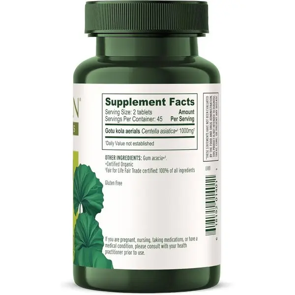BANYAN BOTANICALS Gotu Kola Tablets 90 Tablets