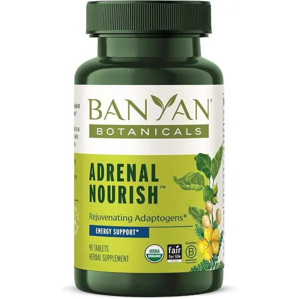 BANYAN BOTANICALS Adrenal Nourish Organic 90 Tablets - One-color