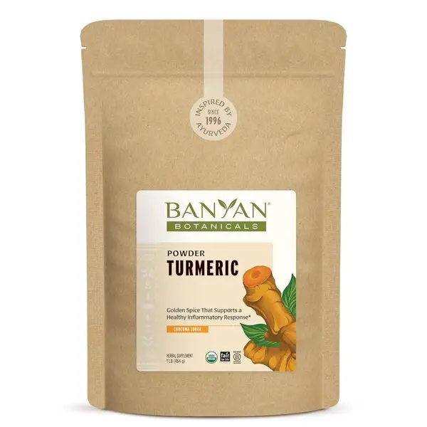 BANYAN BOTANICALS Turmeric Root Powder Organic 454 Grams - One-color