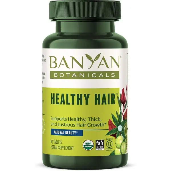 BANYAN BOTANICALS Healthy Hair Tablets 90 Tablets - One-color