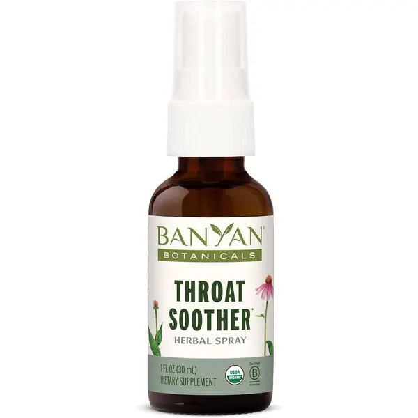BANYAN BOTANICALS Throat Soother Spray Organic 30 Milliliters - One-color