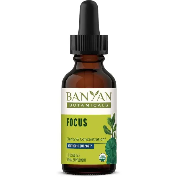 BANYAN BOTANICALS Focus Liquid Extract Organic 30 Milliliters - One-color