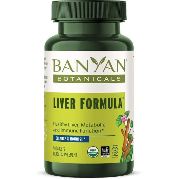 BANYAN BOTANICALS Liver Formula Tablets 90 Tablets - One-color