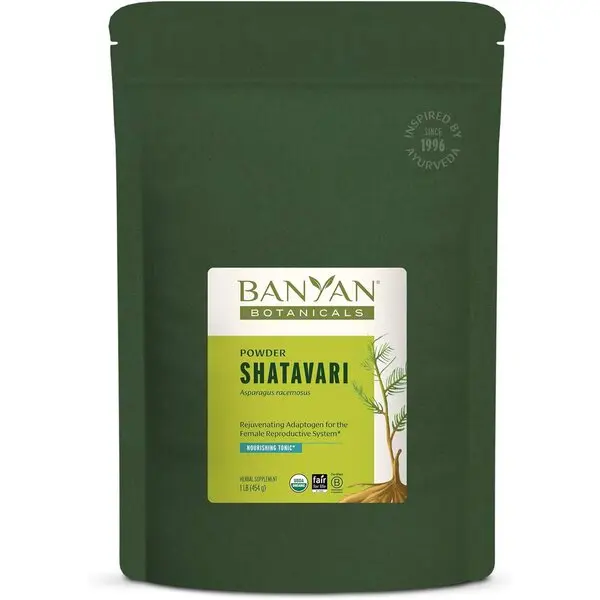 BANYAN BOTANICALS Shatavari Root Powder Organic 454 Grams - One-color
