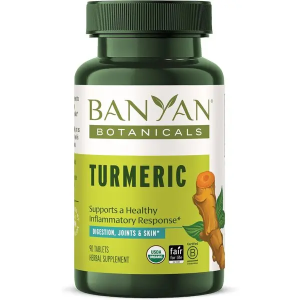 BANYAN BOTANICALS Turmeric Tablets 90 Tablets - One-color