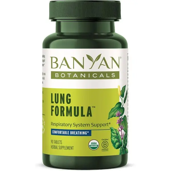 BANYAN BOTANICALS Lung Formula 90 Tablets - One-color