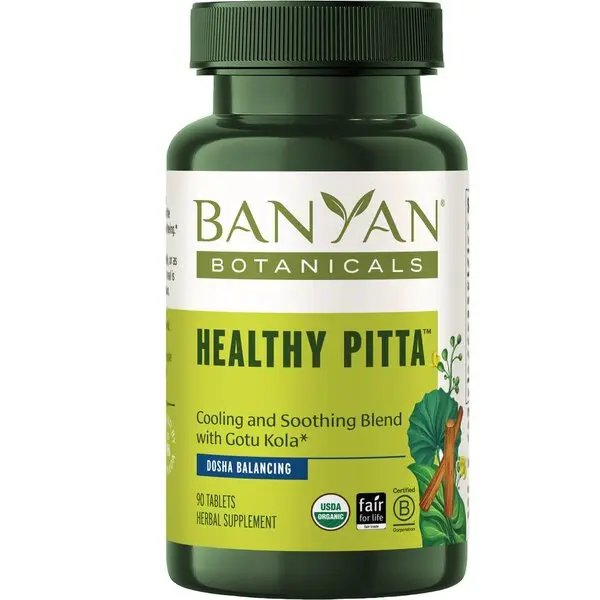 BANYAN BOTANICALS Healthy Pitta 90 Tablets - One-color