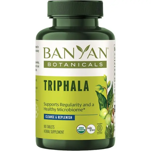 BANYAN BOTANICALS Triphala 180 Tablets - One-color