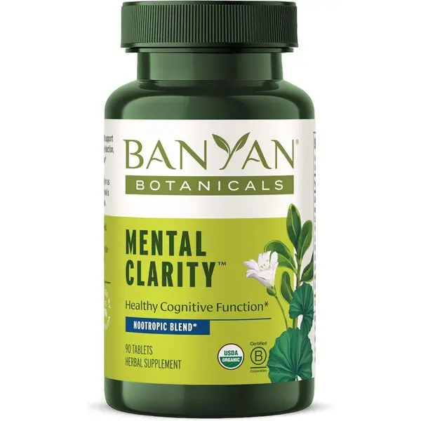 BANYAN BOTANICALS Mental Clarity Tablets 90 Tablets - One-color