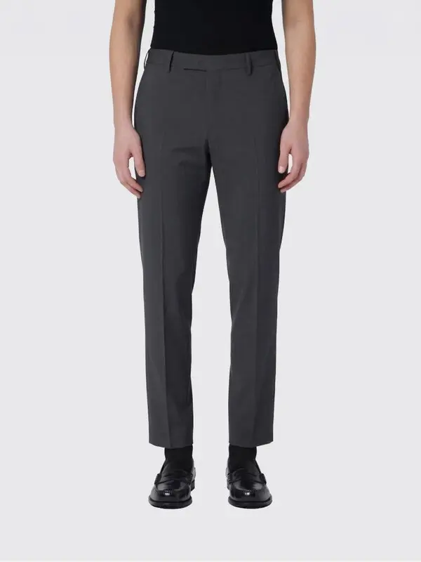 PT TORINO Virgin Wool Slim Fit Trousers - Grey 1