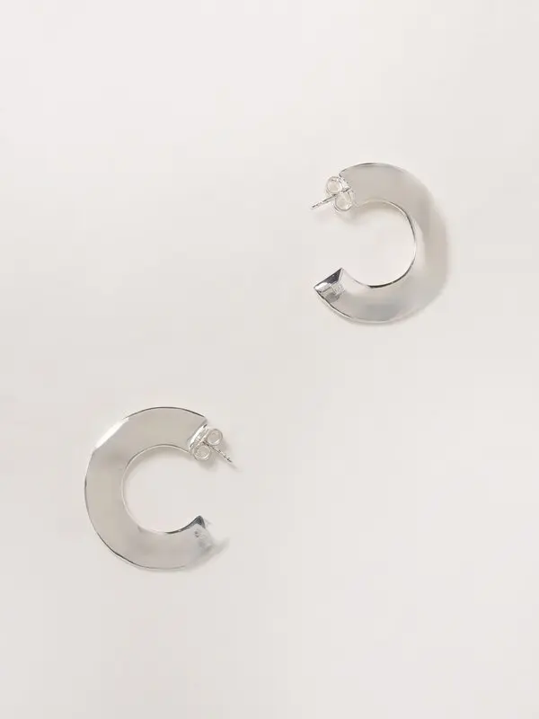 Federica Tosi Hoop Earrings - Silver
