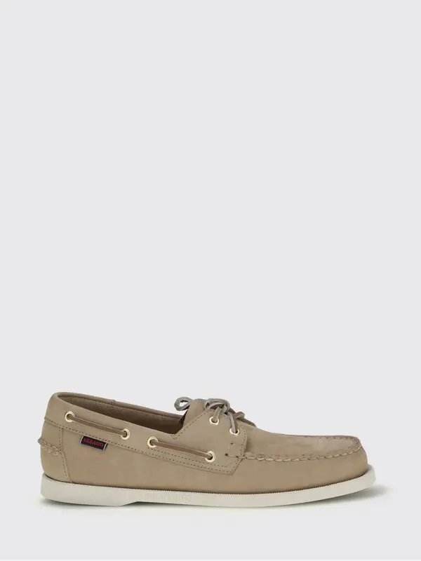 SEBAGO Suede Boat Moccasins - Beige