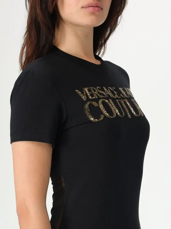 Versace Embellished Logo T-shirt