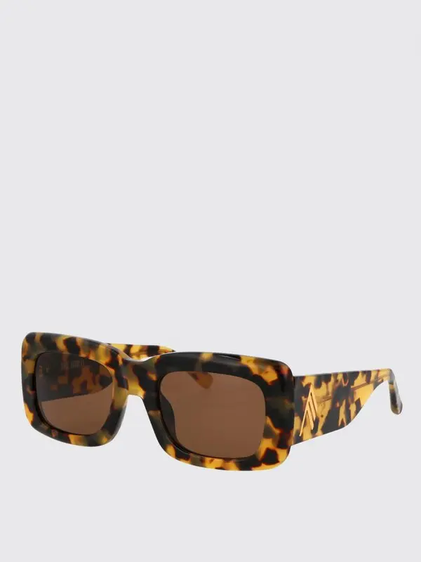 Attico Tortoiseshell Rectangle Sunglasses - Brown