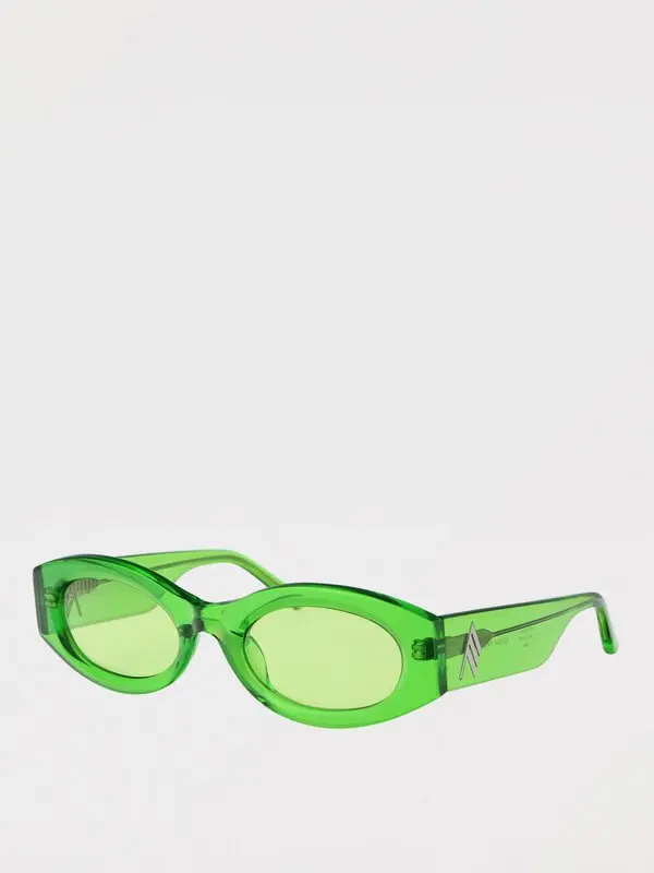 Attico Oval Frame Sunglasses - Green