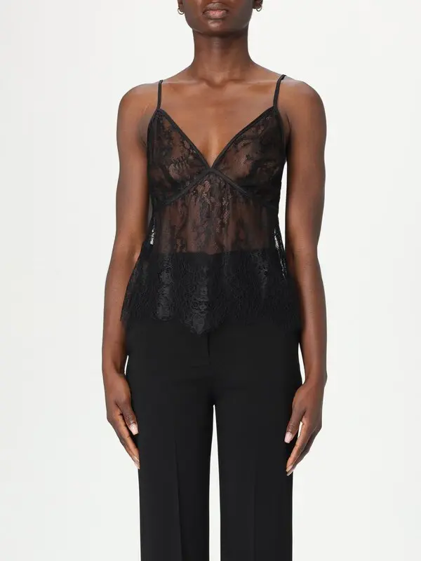 H COUTURE Lace Camisole - Black