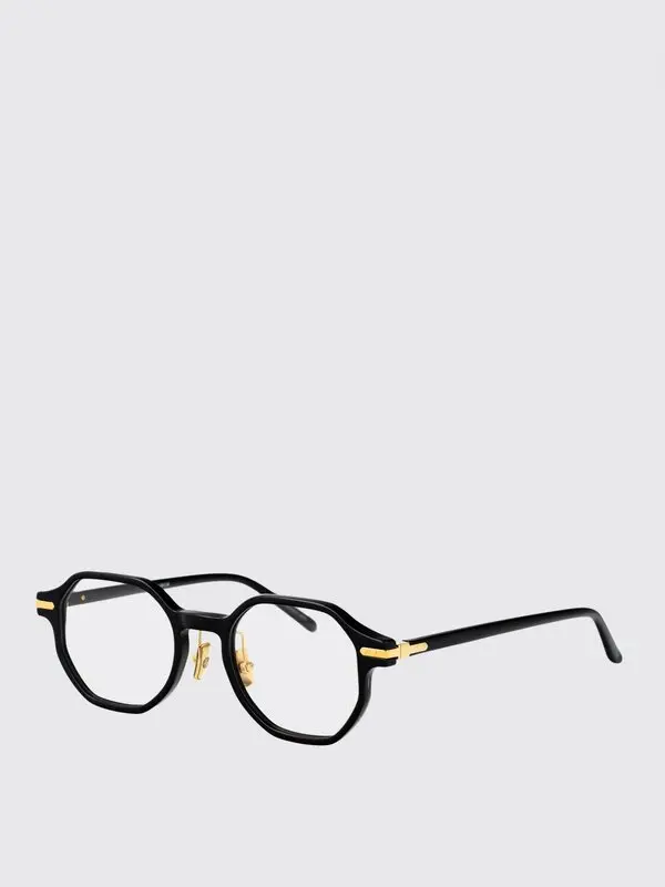 Linda Farrow Octagonal Optical Frames - Black