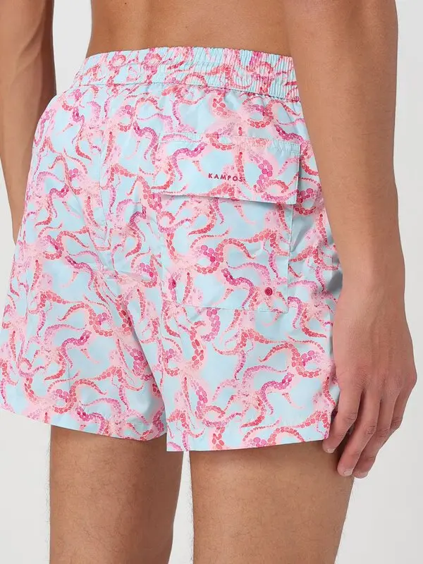 KAMPOS Printed Swimsuit - Gnawed Blue