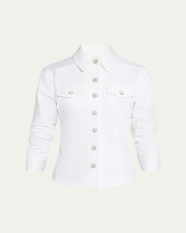 Cinq À Sept Canyon Denim Jacket - White
