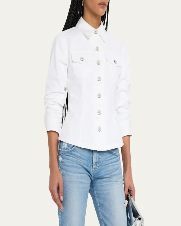 Cinq À Sept Canyon Denim Jacket - White