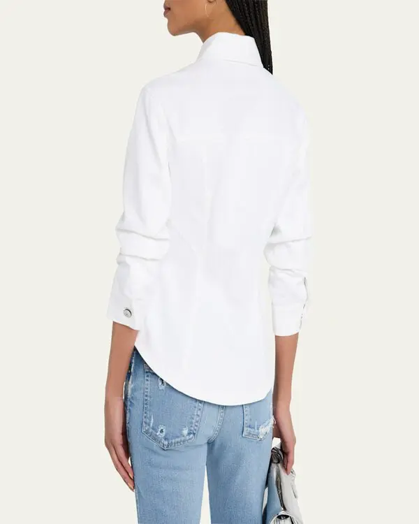 Cinq À Sept Canyon Denim Jacket - White