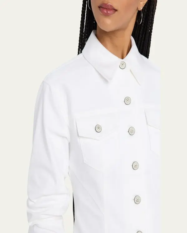 Cinq À Sept Canyon Denim Jacket - White