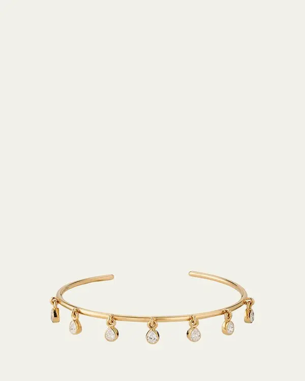 DARA KAYE Candy Drop Pear Bangle Bracelet - Yg