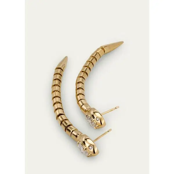 DARA KAYE Serpent Drop Earrings