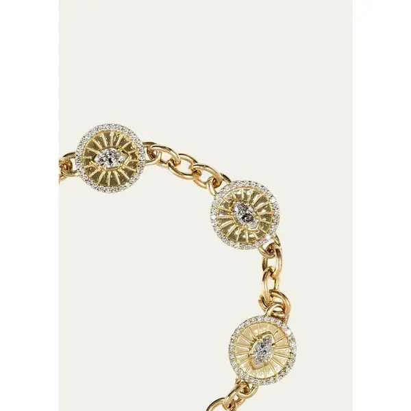 DARA KAYE Evil Eye Diamond Bracelet