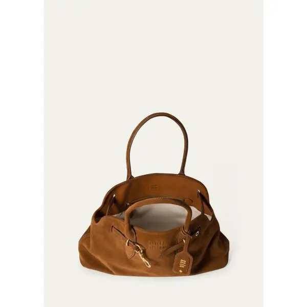 Miu Miu Aventure Suede Shoulder Bag