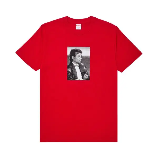 Supreme Michael Jackson Portrait Tee - Red
