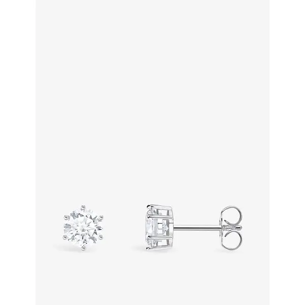 THOMAS SABO Stud Earrings In Sterling Silver And Cubic Zirconia