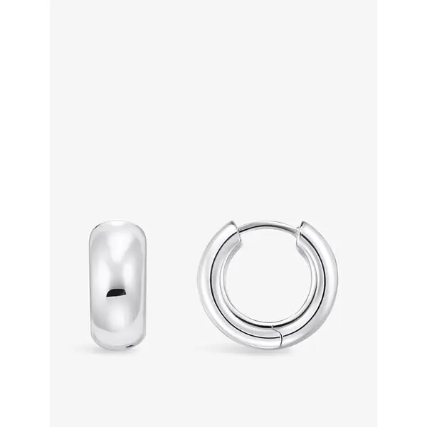 THOMAS SABO Small Chunky Hoop Earrings - Silver