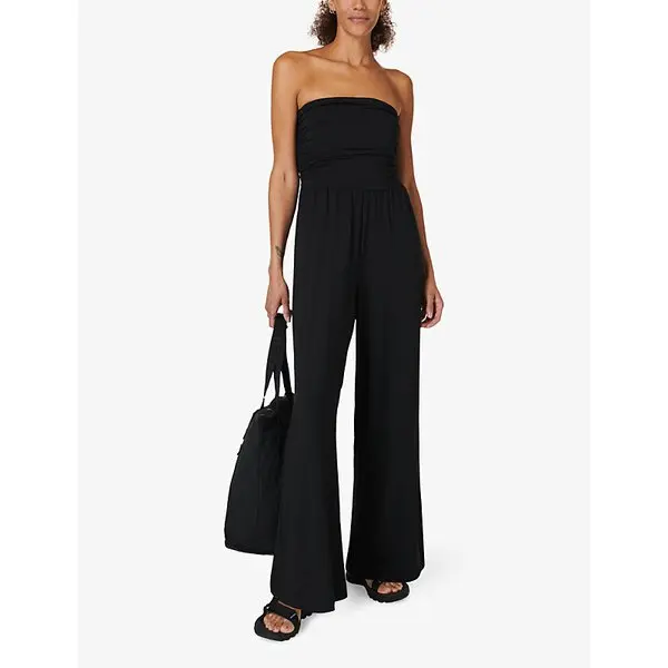 Sweaty Betty Bandeau Wide-leg Modal Jumpsuit