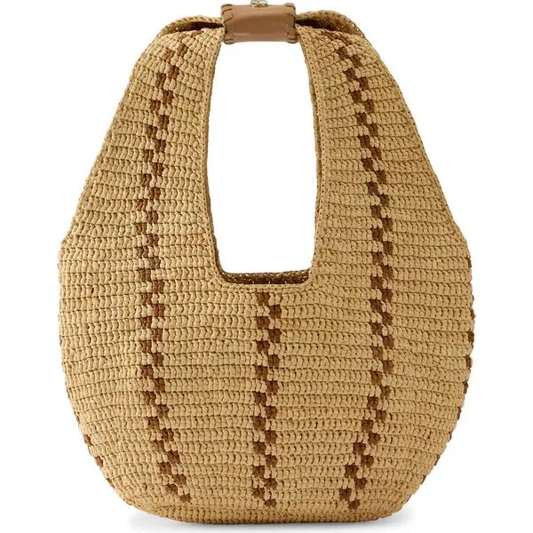 Helen Kaminski Aquarius Raffia Hobo Bag - Natural/nutshell
