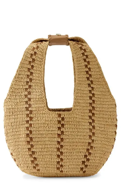 Helen Kaminski Aquarius Raffia Hobo Bag - Natural/nutshell