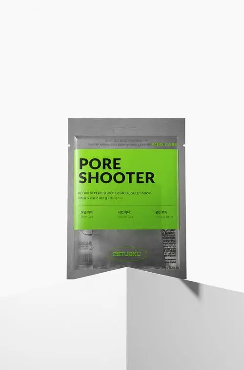 RETURNU Poreshooter Facial Sheet Mask