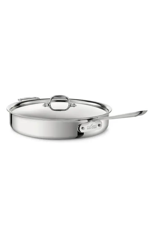 ALL-CLAD D3 6-quart Sauté Pan With Lid - Silver