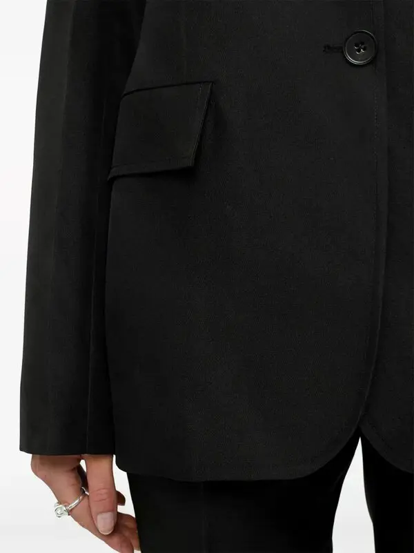 JIL SANDER Single-breasted Crepe Blazer