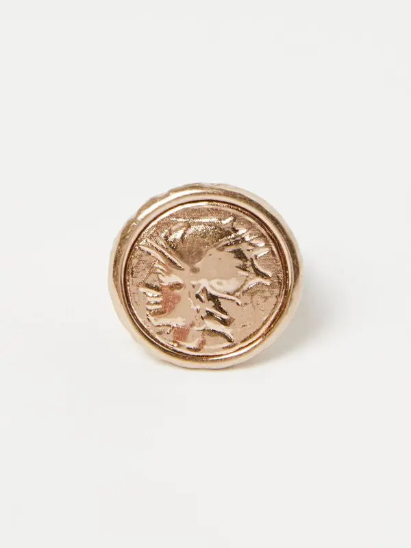Max Mara Metal Signet Ring