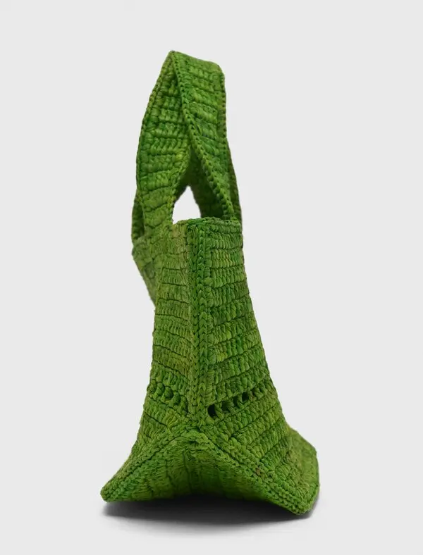 Maje Raffia Mini Shopper