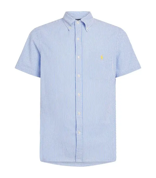 Ralph Lauren Cotton Seersucker Stripe Shirt