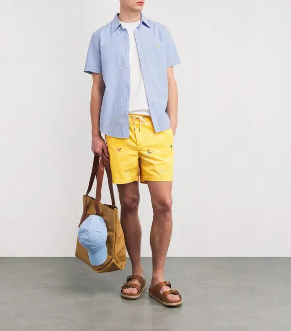 Ralph Lauren Cotton Seersucker Stripe Shirt