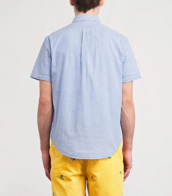 Ralph Lauren Cotton Seersucker Stripe Shirt