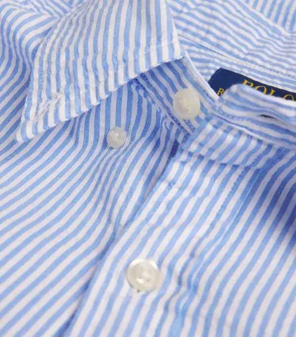 Ralph Lauren Cotton Seersucker Stripe Shirt