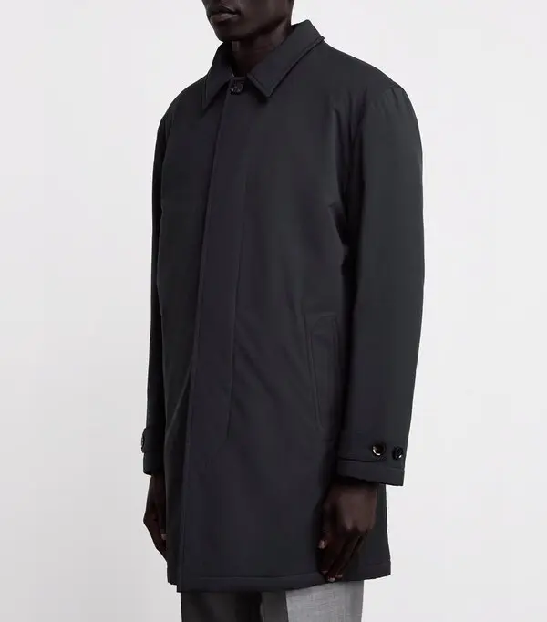 Brioni Water-repellent Performa Car Coat - Blue